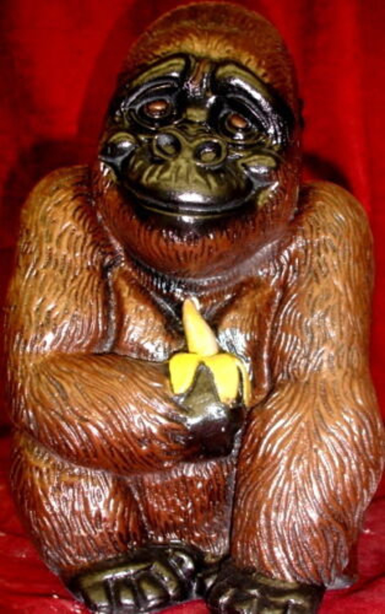 Gorilla Vintage Statue Ape Monkey Sculpture - Etsy
