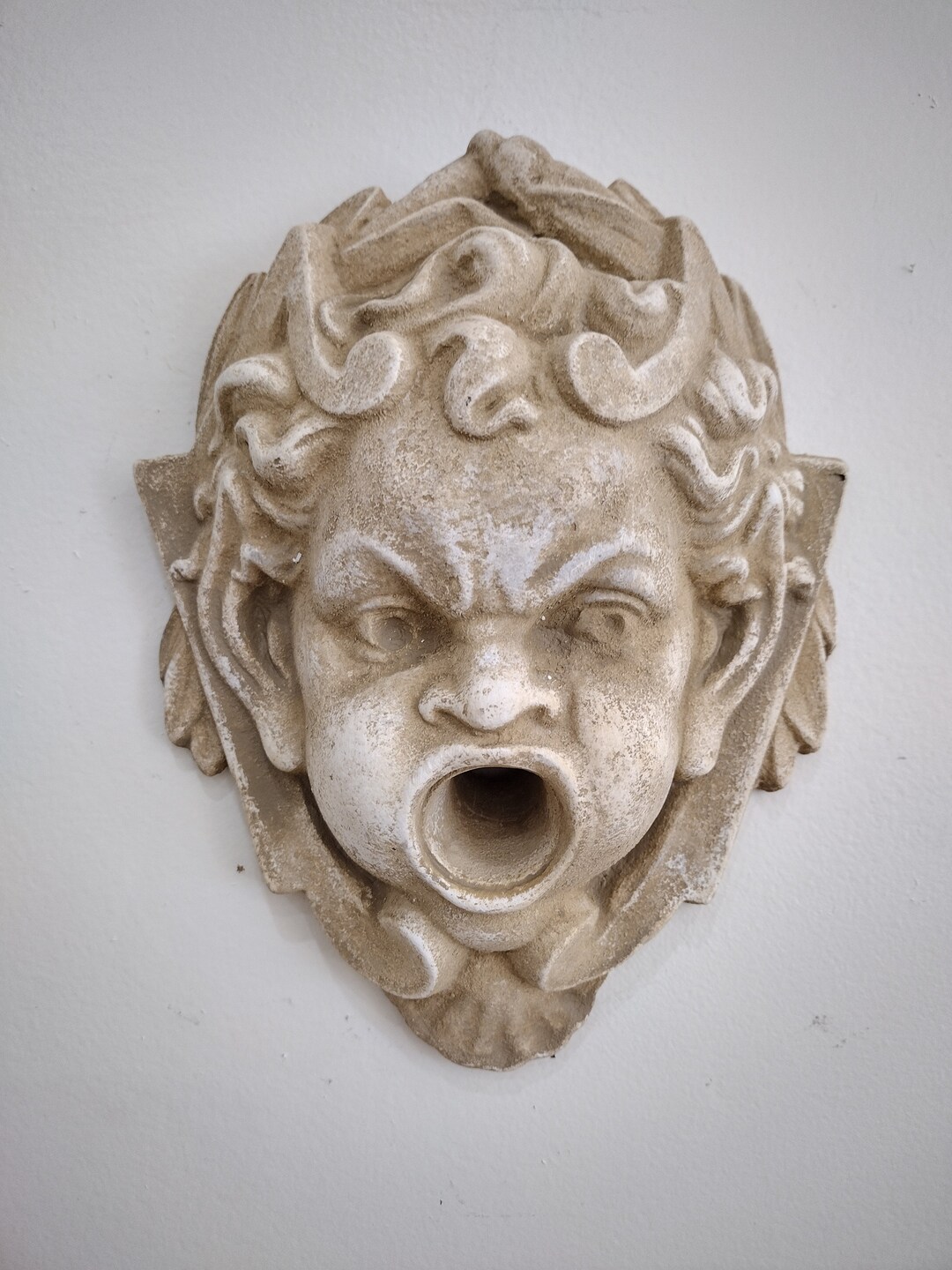 Gothic Screamer Vintage Face Wall Plaque - Etsy