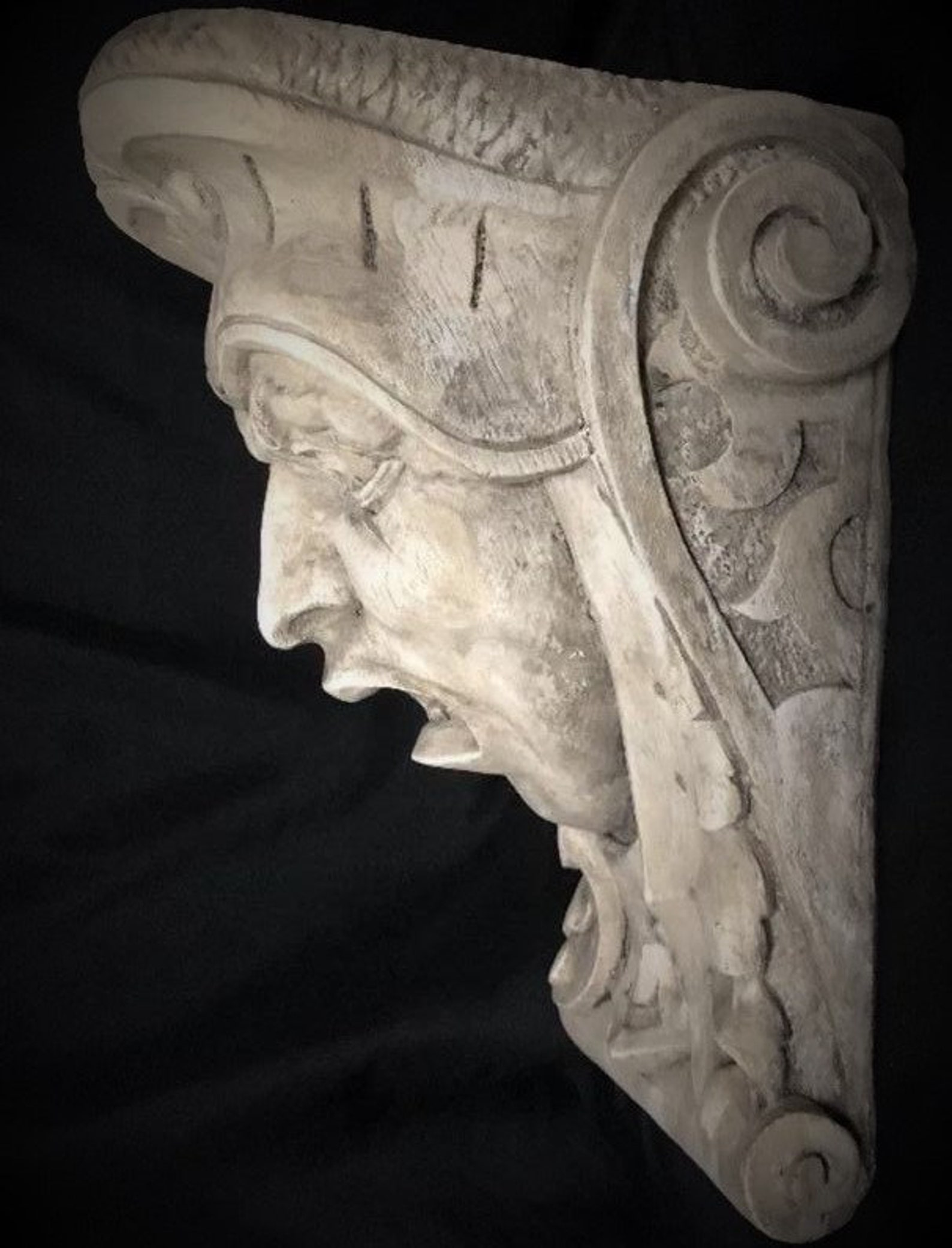 Horror Face Corbel Vintage Reproduction King Face Head Collection - Etsy