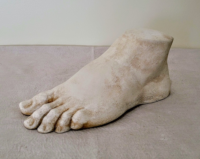 Roman Greek Foot of Hermes Sculpture Relief 14" Www.neo-mfg.com - Etsy