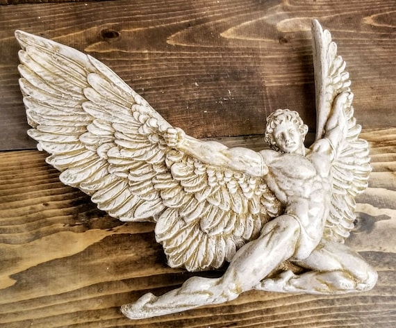 Icarus Daedulus Winged Flight Greek Angel Myth Plaque - Etsy