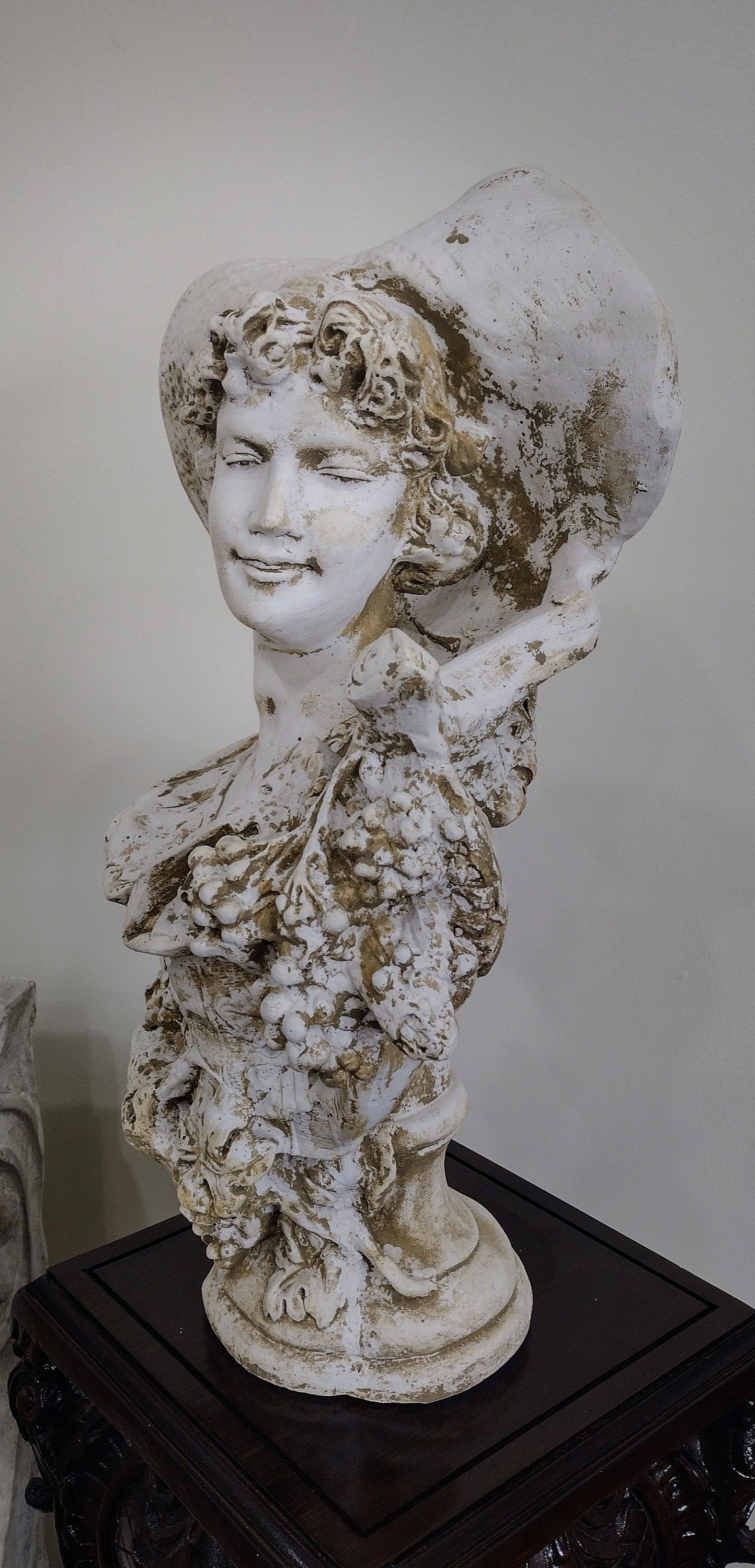 Vintage Victorian Lady Bust Statue - Etsy