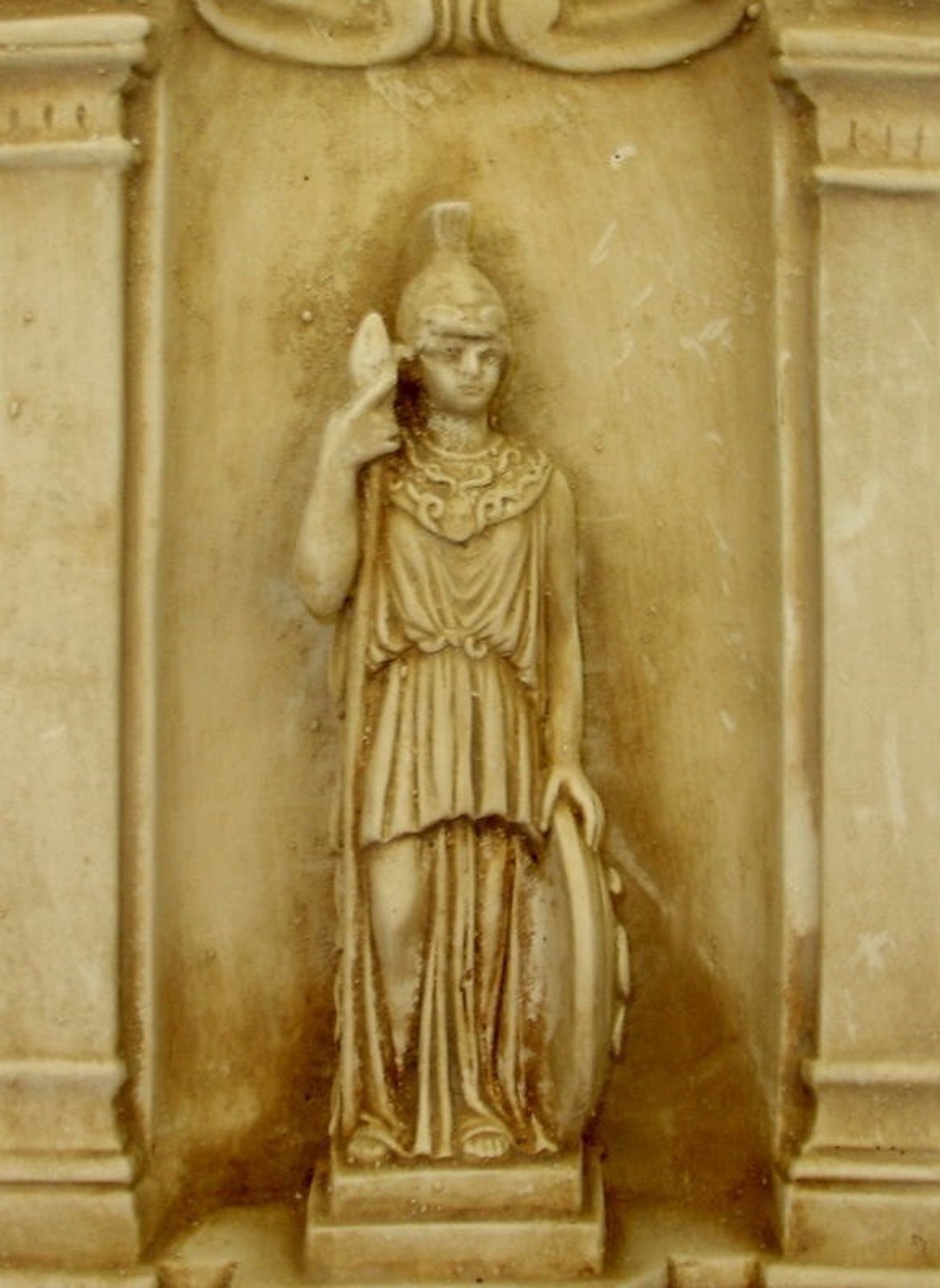 Greek Art Athena Wall Sculpture Home Decor Plaque Roman - Etsy