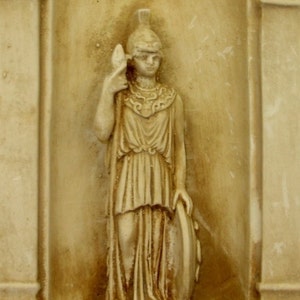 Greek Art Athena Wall Sculpture Home Decor Plaque Roman - Etsy