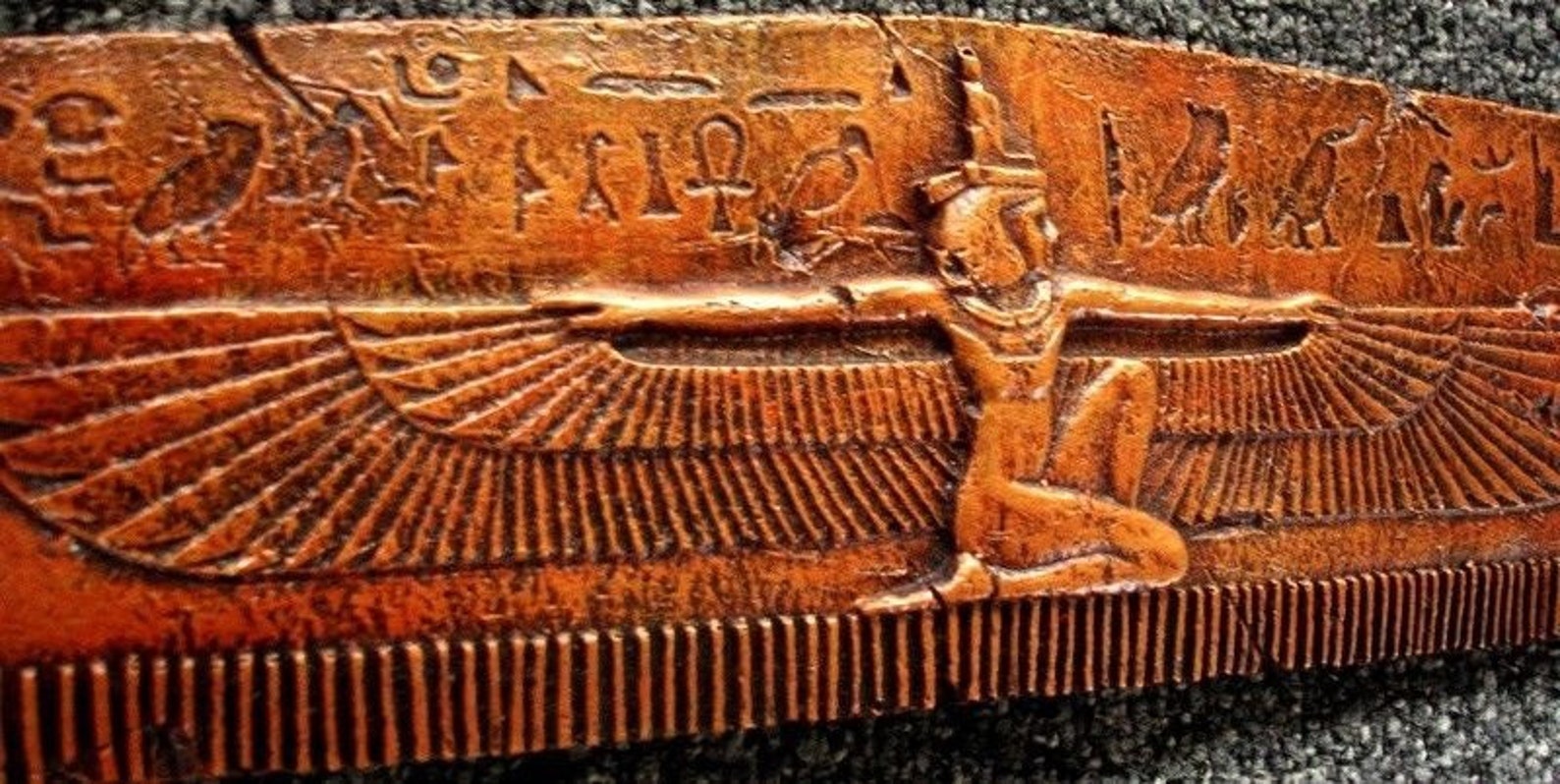 Ancient Egyptian Wall Plaque Winged Queen Isis Reproduction | Etsy