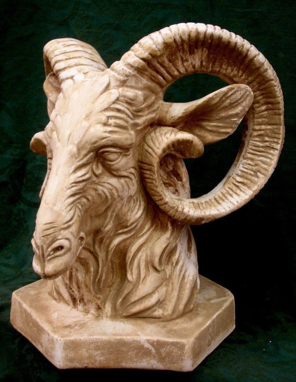 Vintage Antique Finished Ram Head With Horns Limited Edition - Etsy