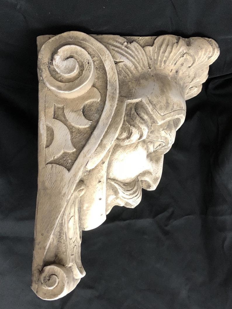 Soldier Head Corbel Vintage Reproduction King Face Head Collection - Etsy