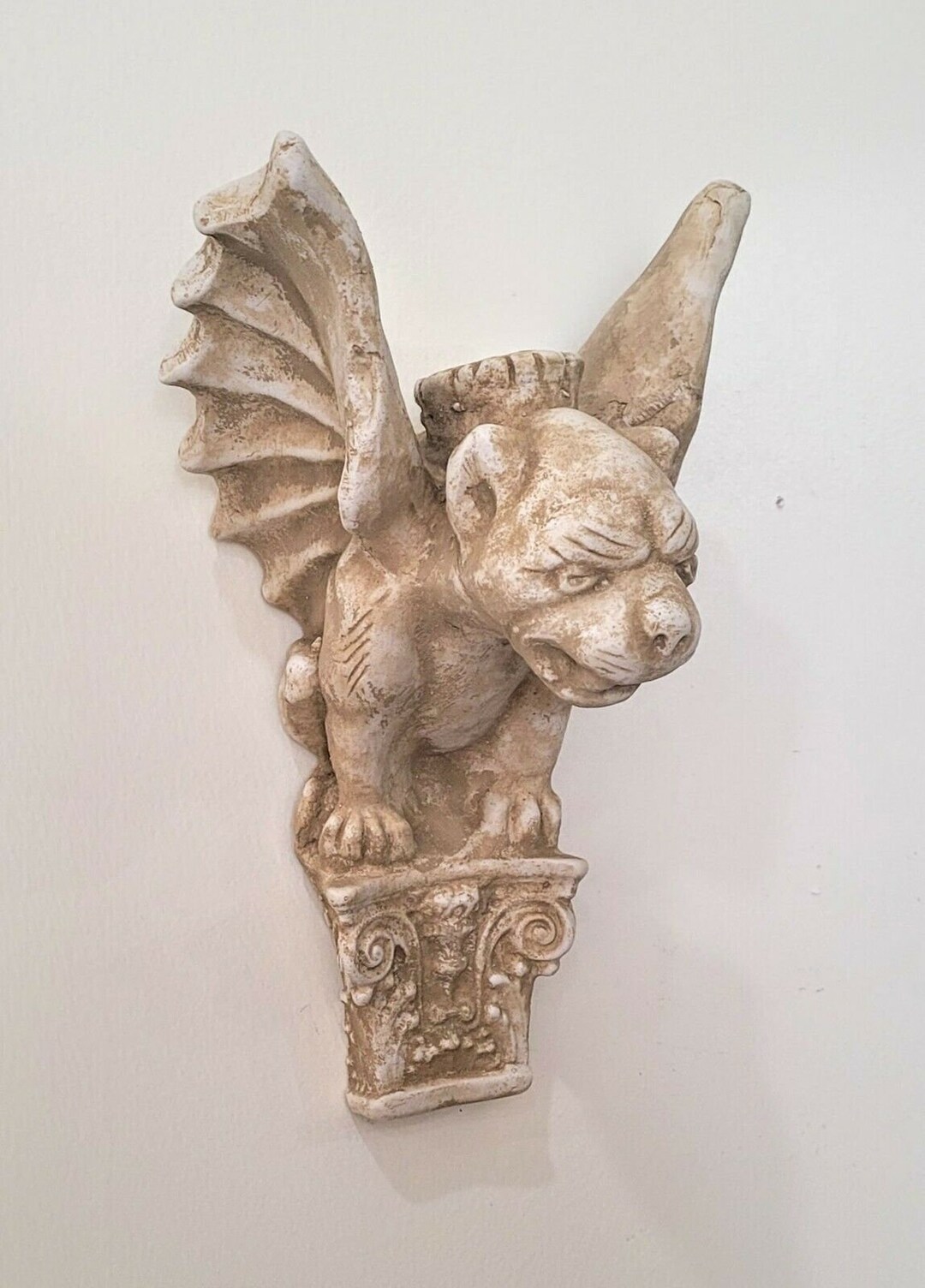 Winged Gargoyle Wall Sculpture - Etsy