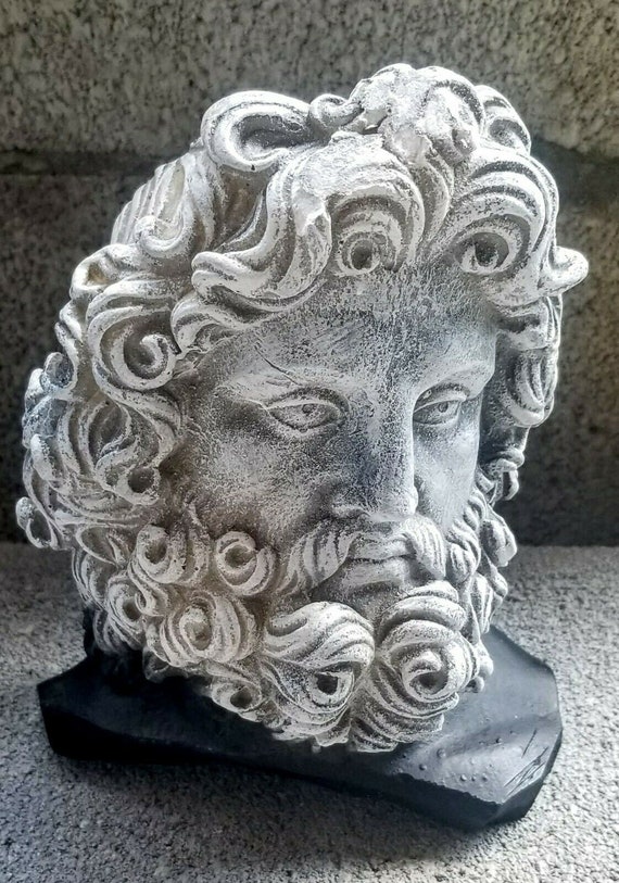 Zeus Face Sculpture