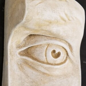 Michelangelo's David Classic Greek Art Wall Sculpture Left Eye - Etsy