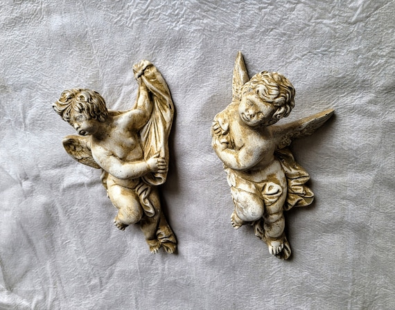 Flying Cherub Statue