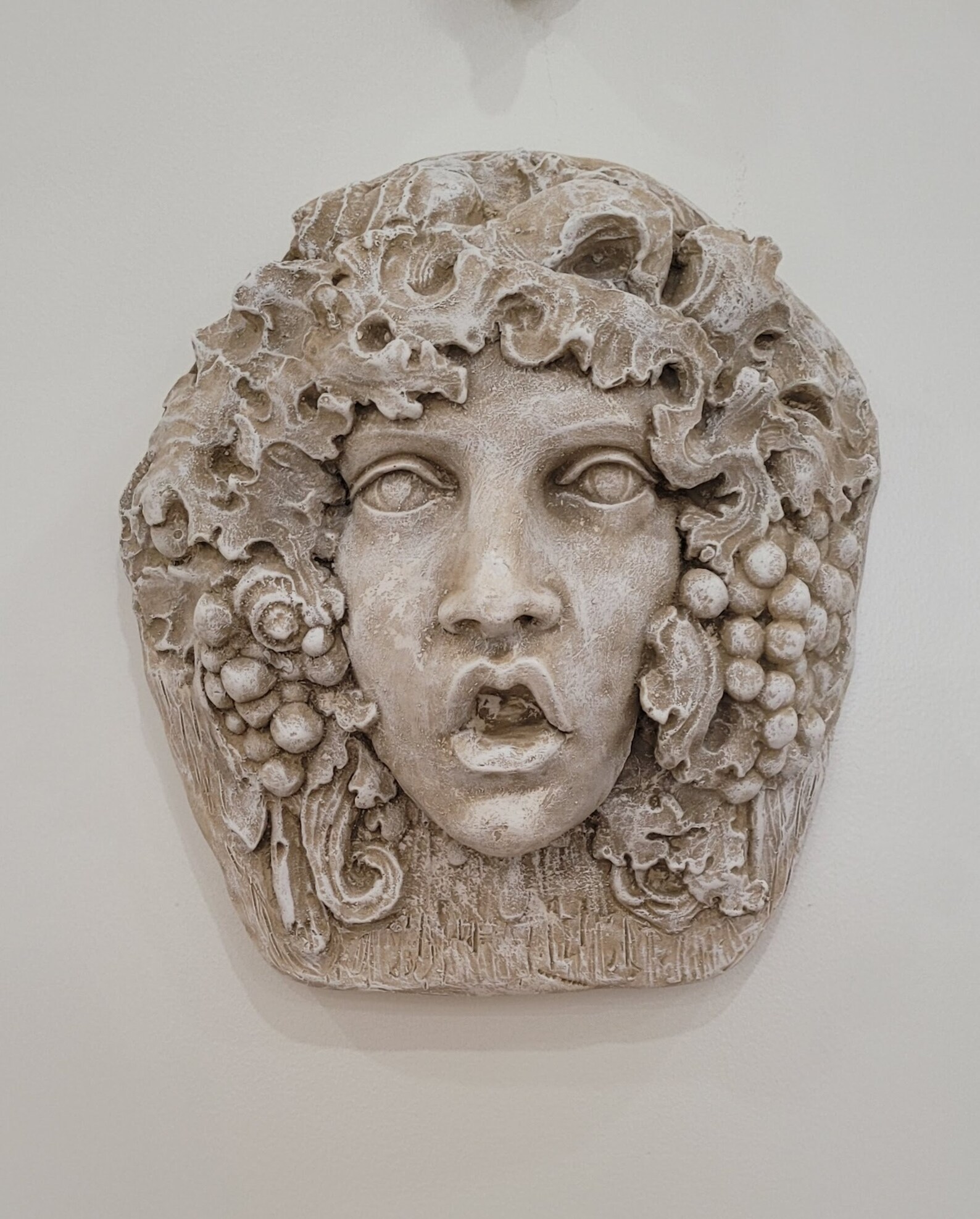 Bacchus Face Wall Plaque Architectural Accent Vintage - Etsy