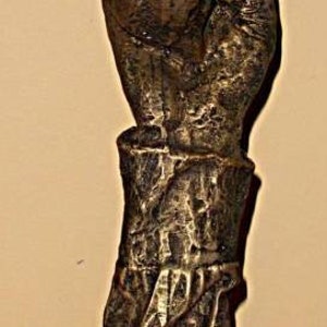 20" Face in Hand Statue Art Deco - Etsy