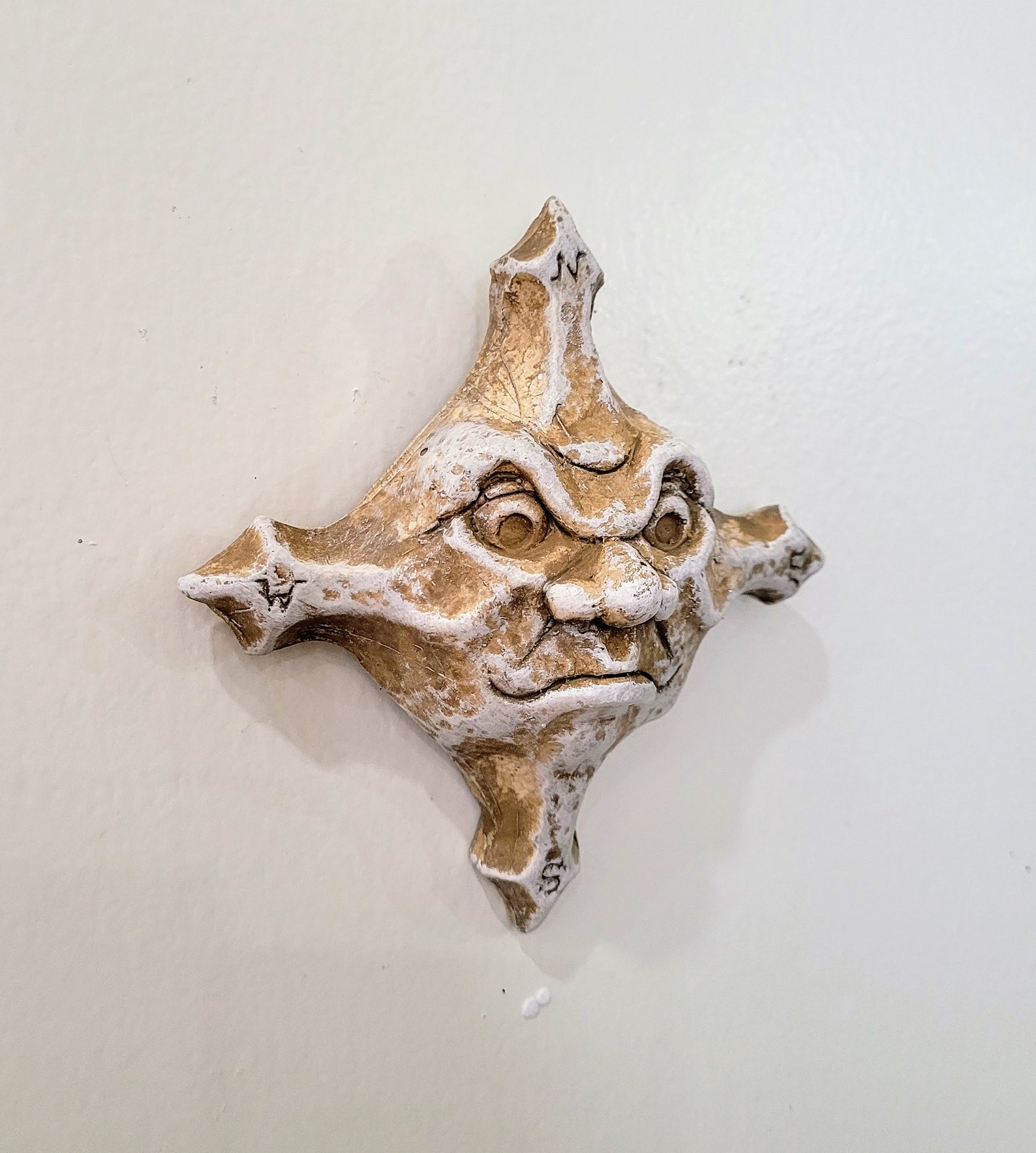 Star Face Celestial Mask Wall Decor Antique Finish - Etsy