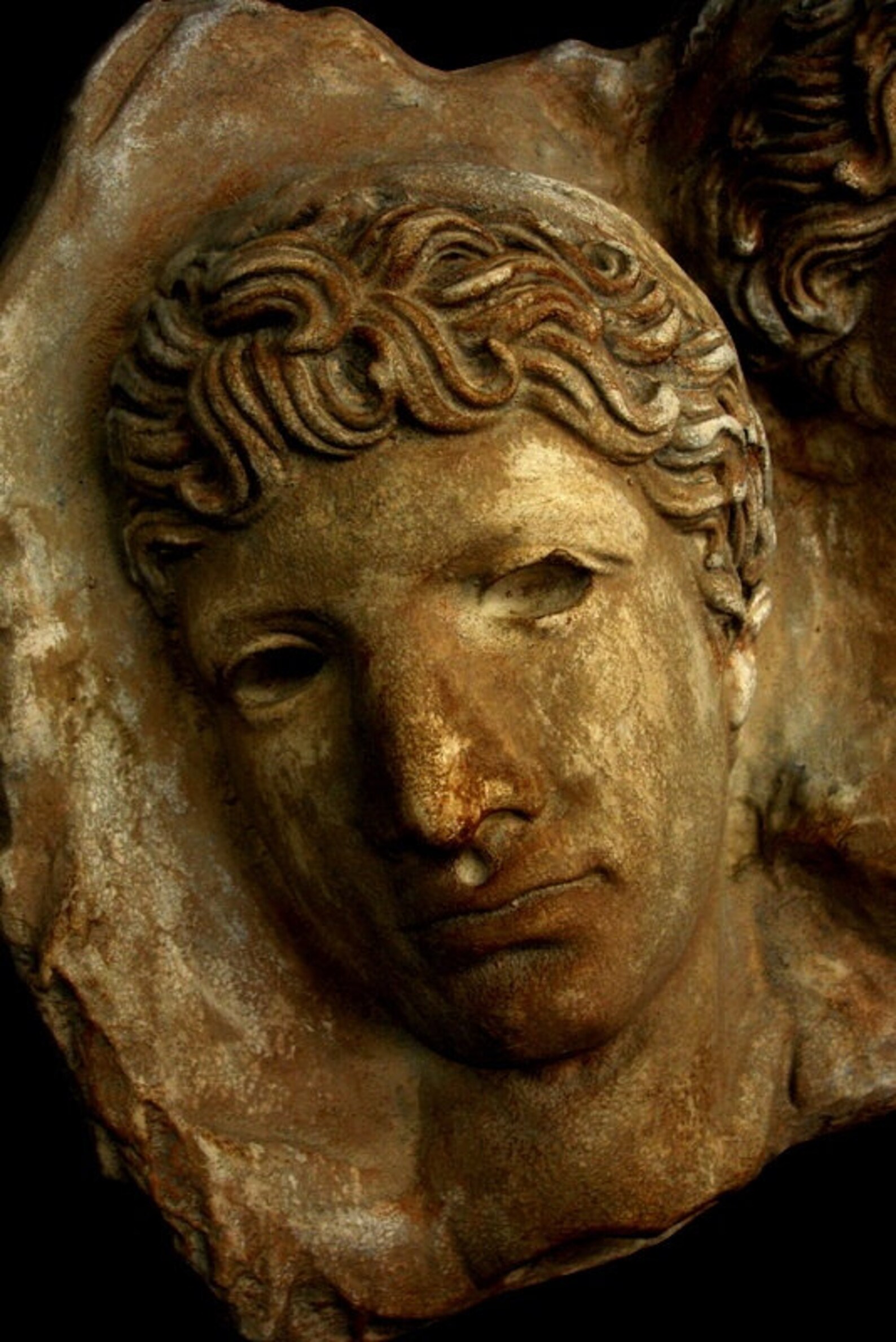 Three Faces Greco-roman Wall Sculpture Art Plaque - Etsy