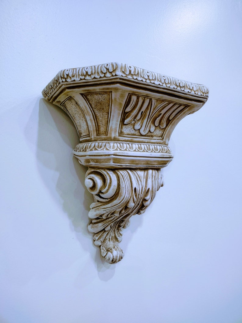 Vintage Italian Victorian Rococo Architectural Plaster Corbel - Etsy