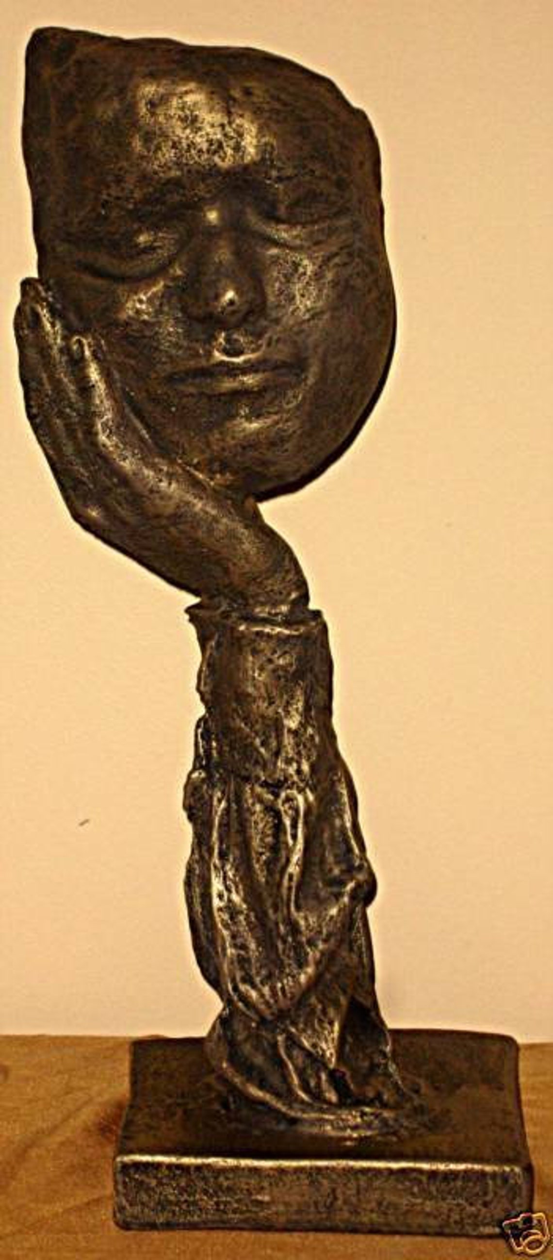 20 Face in Hand Statue Art Deco | Etsy