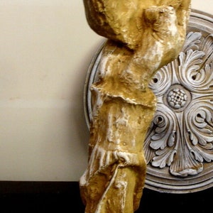 20" Face in Hand Statue Art Deco - Etsy