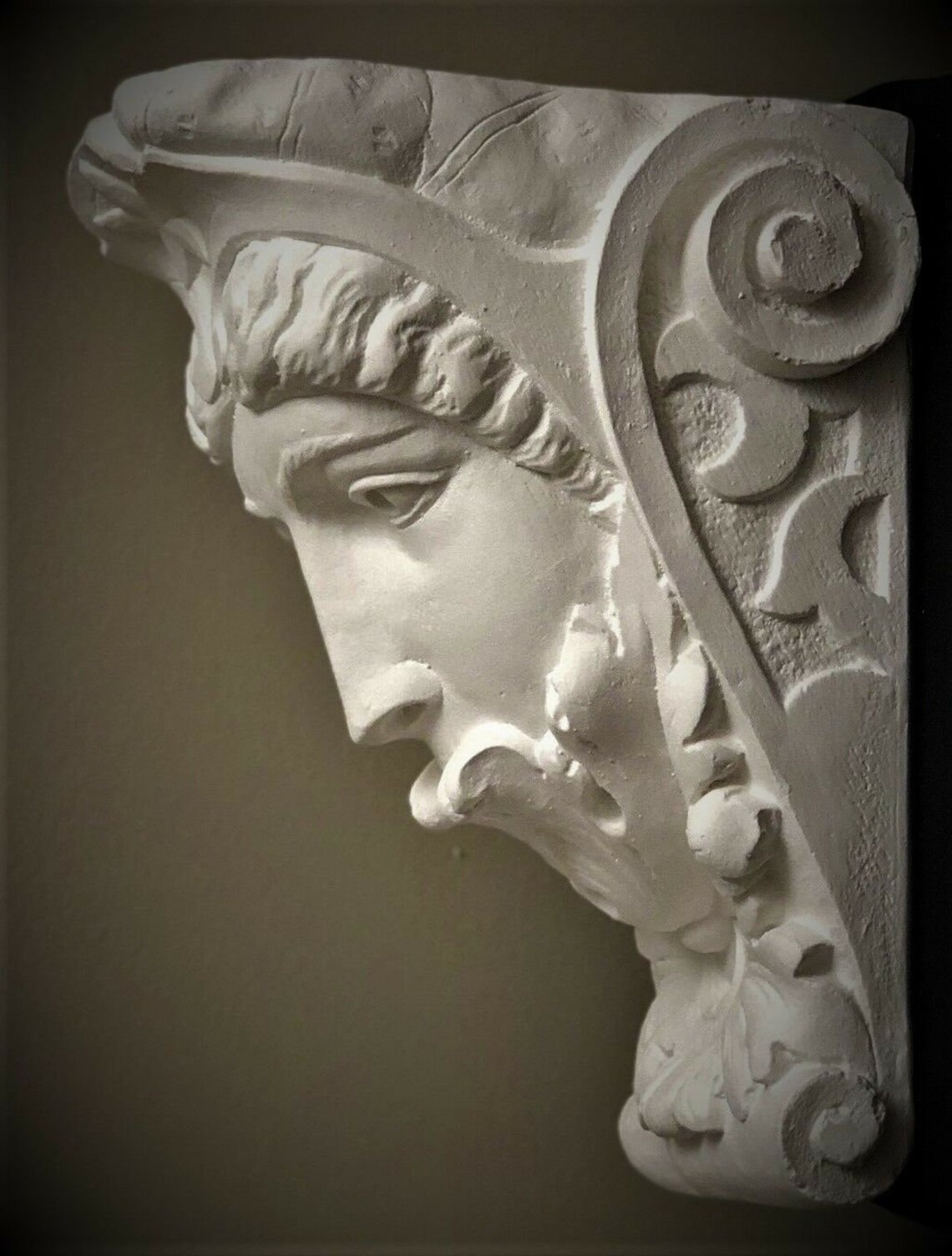 Star Lady Head Corbel Vintage Reproduction Architectural King Face Head ...