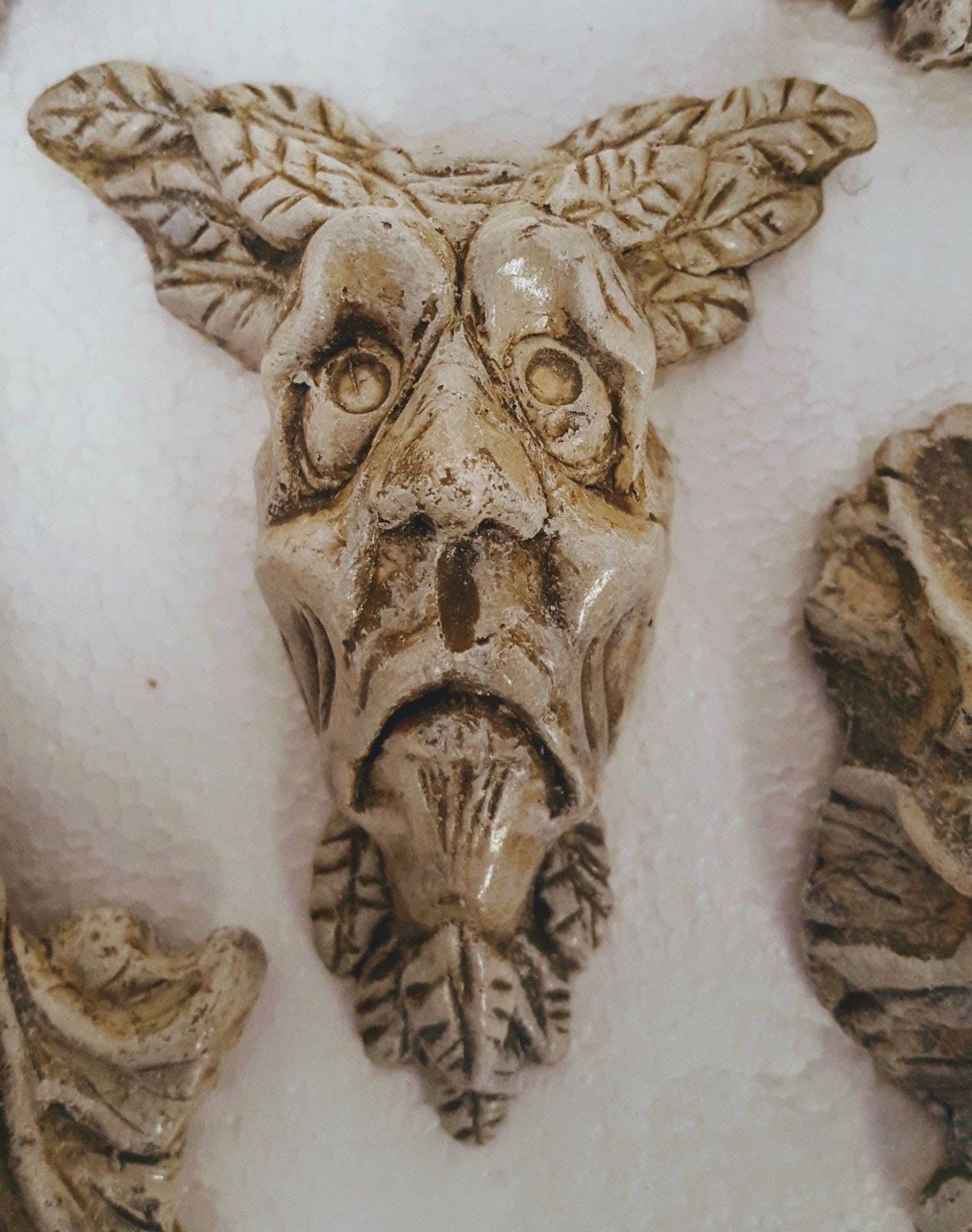 Vintage Set of 5 Gothic Medieval Green Man Gargoyle Mythical | Etsy