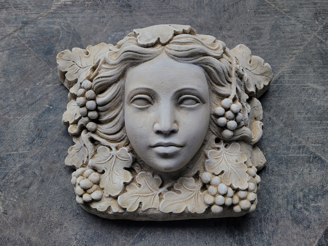 Vintage Dryad Green Woman Wall Plaque Tree Goddess - Etsy