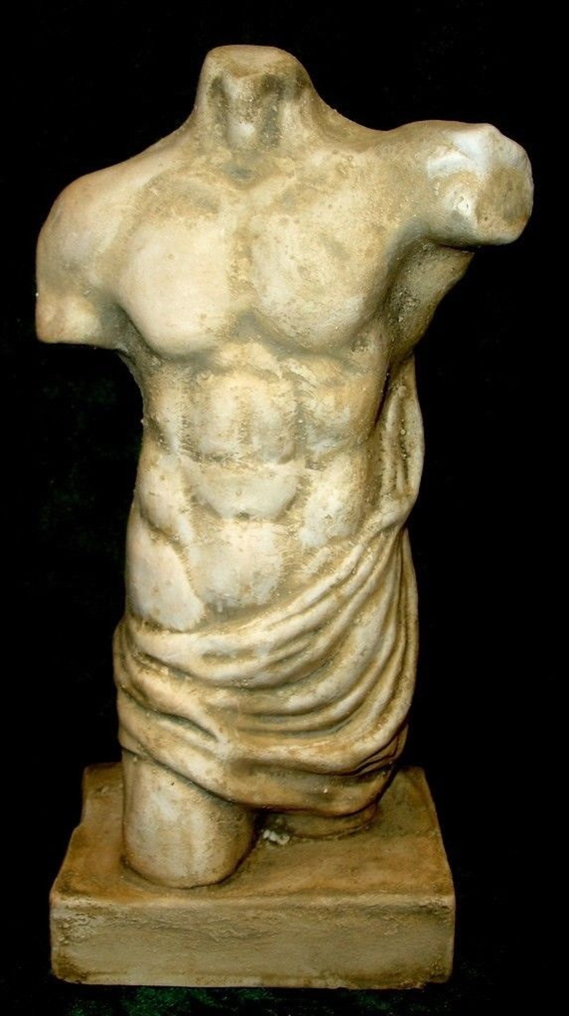 13"greek Sculpture Wall Bas-relief Torso of Hercules Fragment of ...