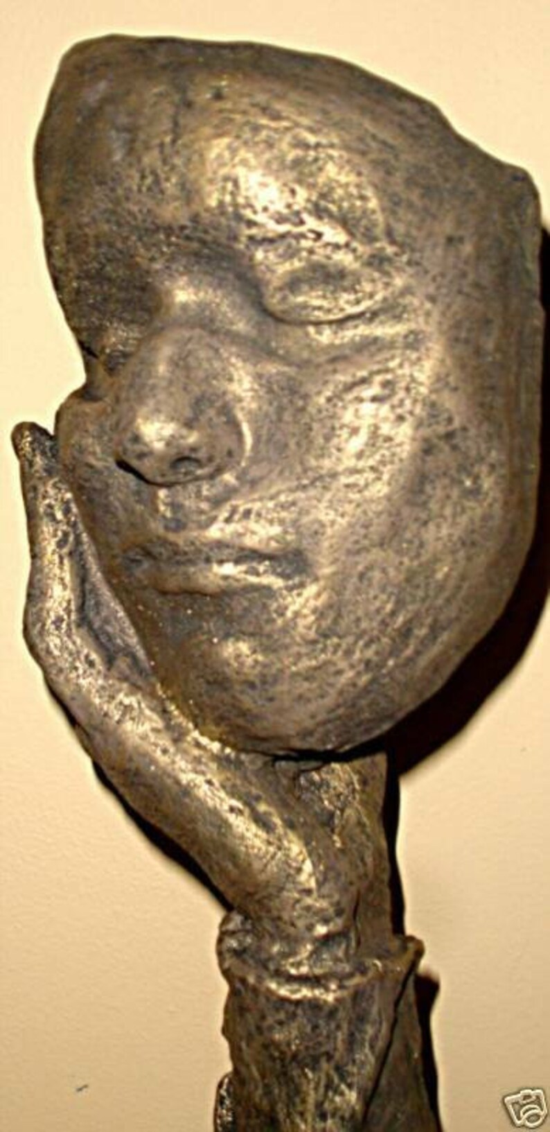 20 Face in Hand Statue Art Deco | Etsy