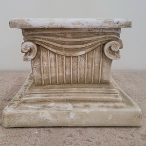 Draped Ionic Riser Column - Etsy