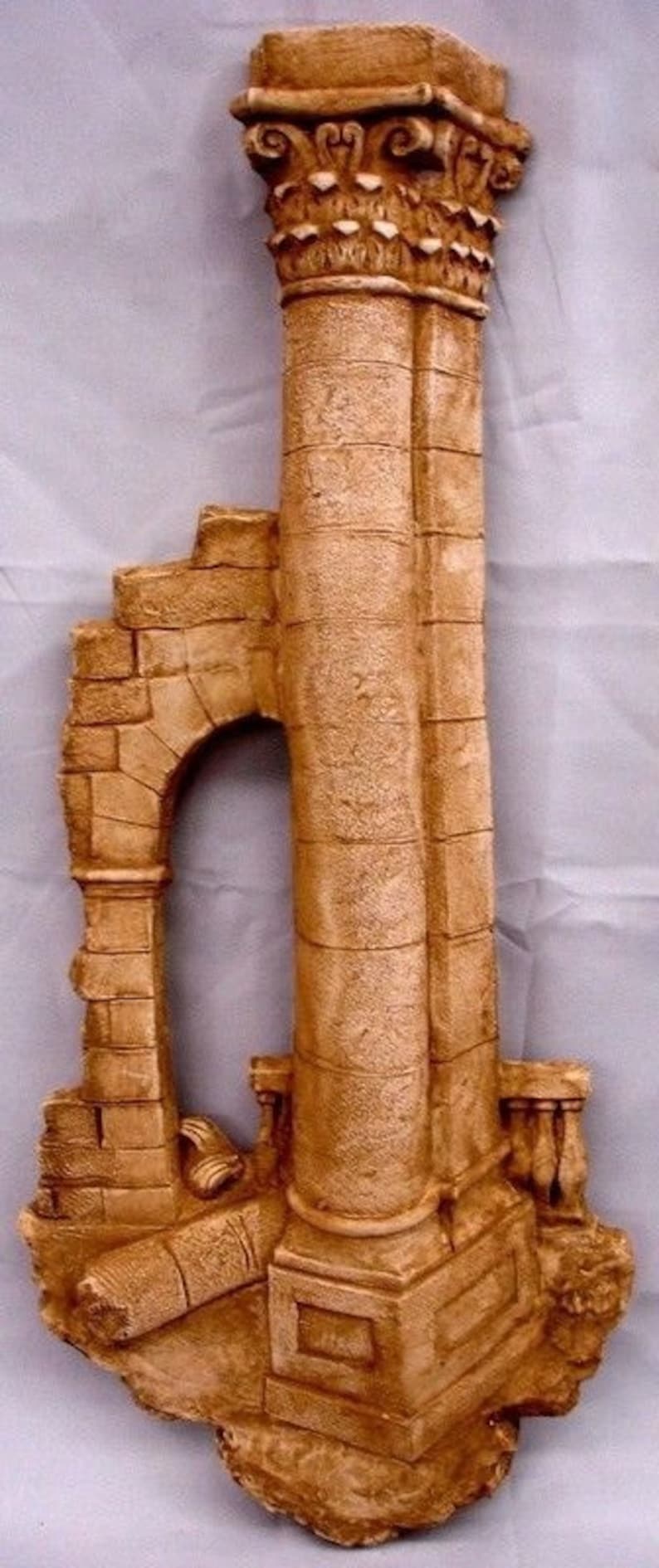 Greek Art Athena Column Arch Wall Sculpture Home Decor Plaque | Etsy