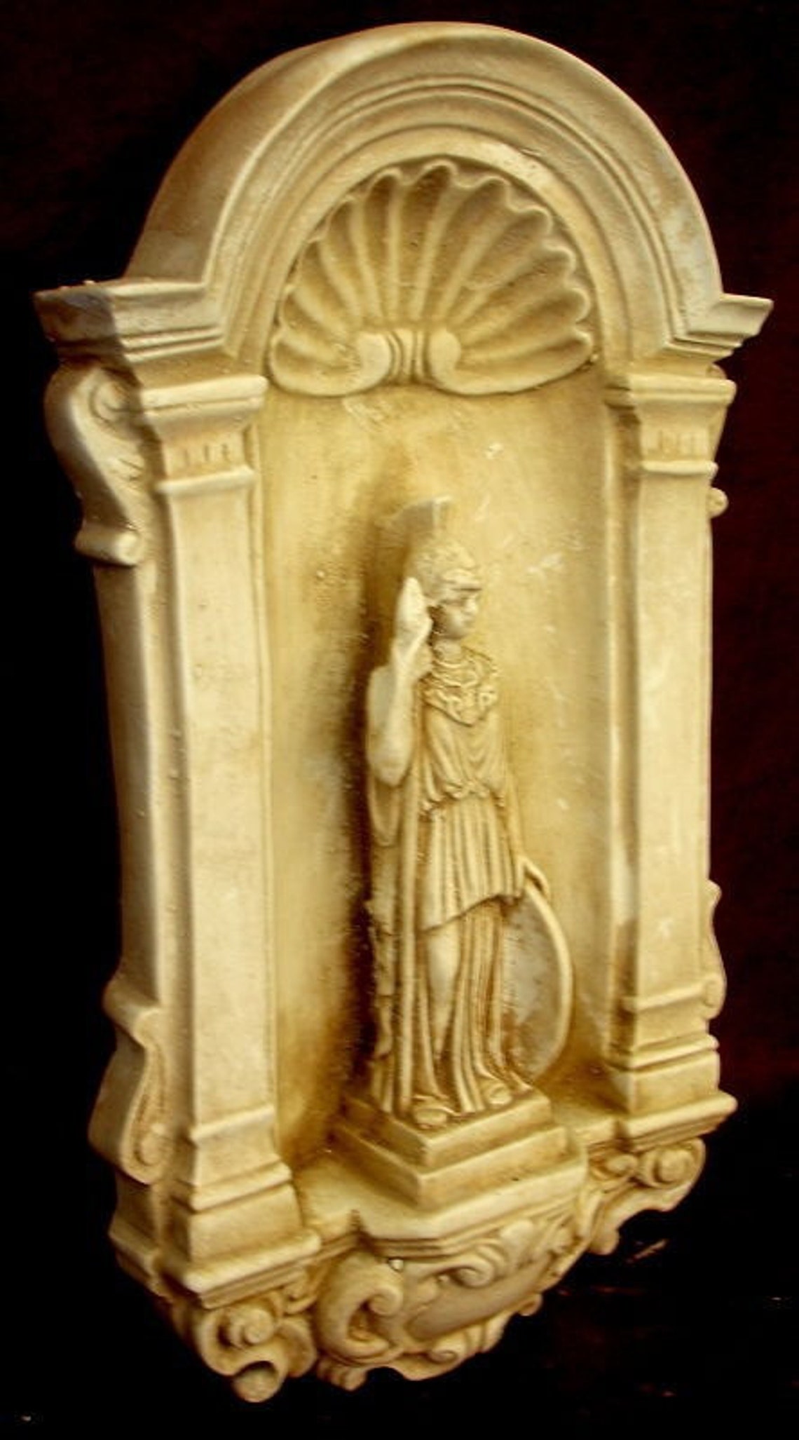 Greek Art Athena Wall Sculpture Home Decor Plaque Roman - Etsy