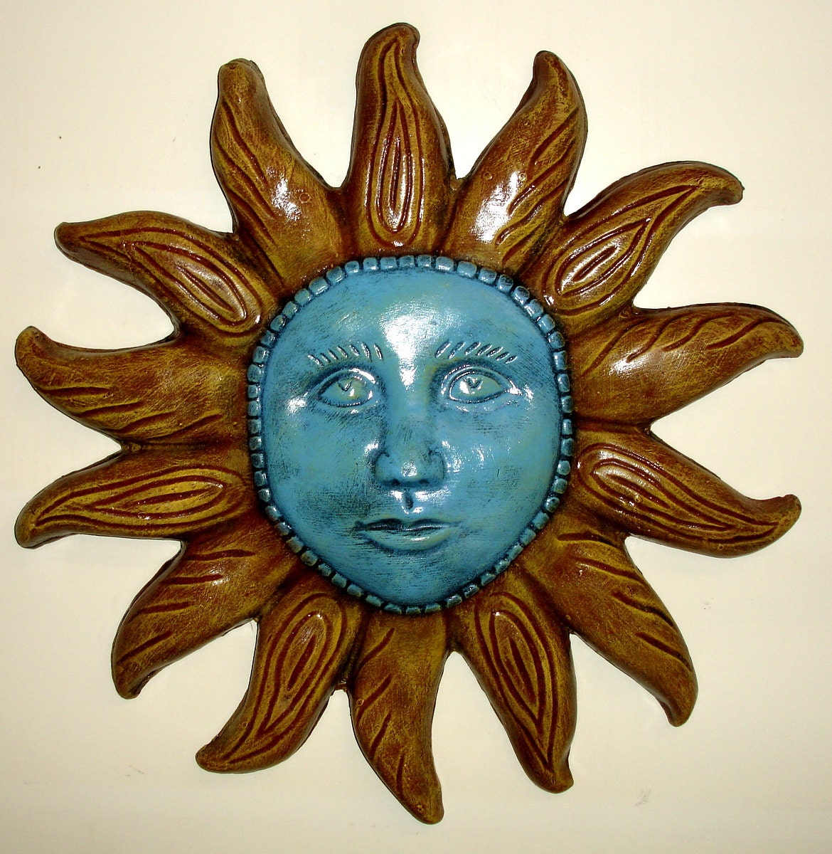 20 Sun Face Wall Plaque | Etsy