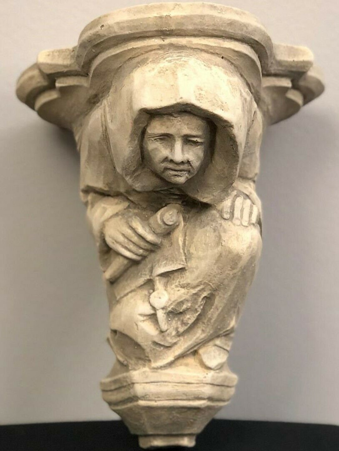 Monk Corbel Shelf Vintage Reproduction Architectural Accent Home Decor ...