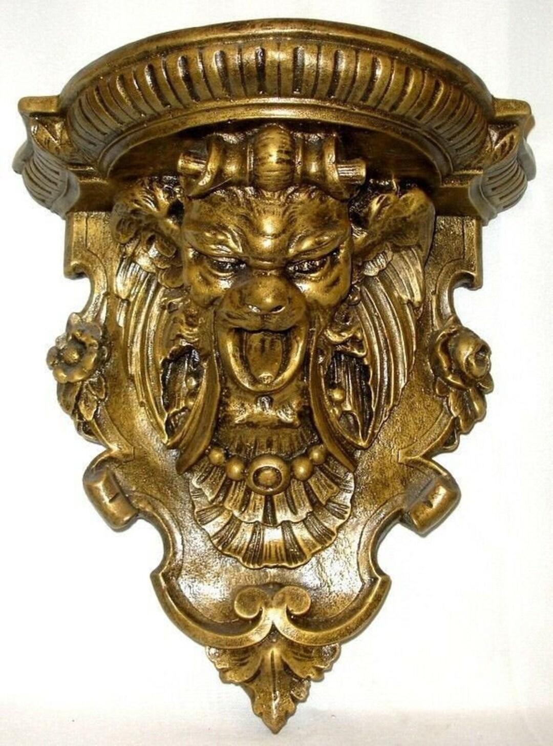15" Gargoyle Pan Protector Mythical Sconce Bracket Wall Decor - Etsy