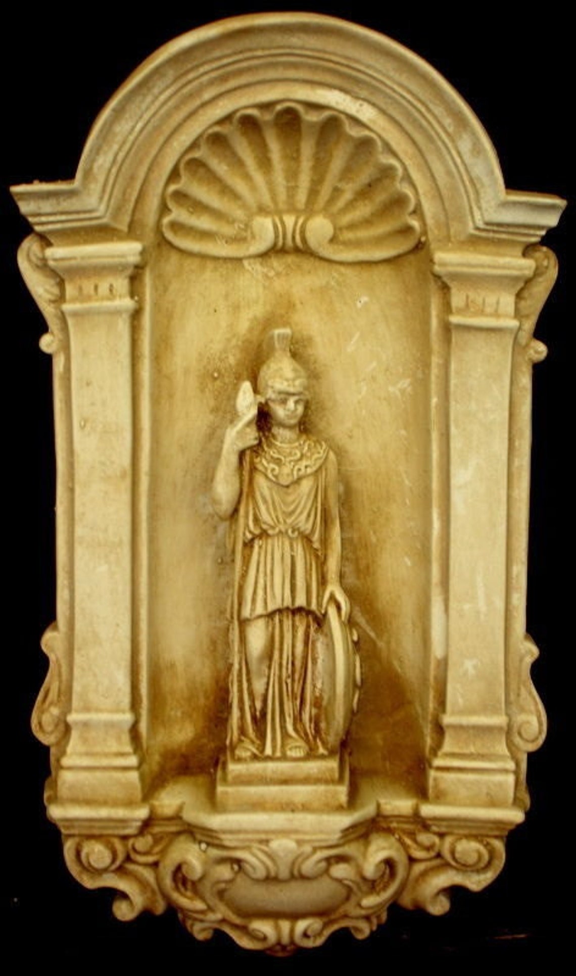 Greek Art Athena Wall Sculpture Home Decor Plaque Roman | Etsy