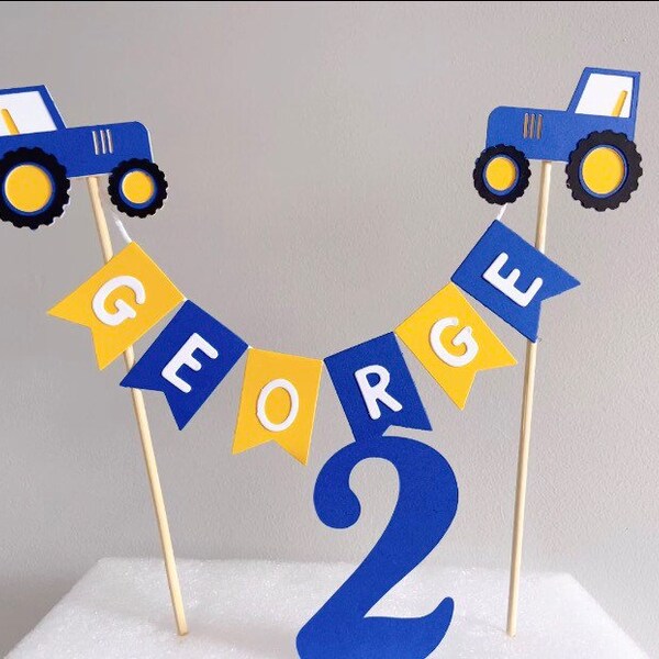 Blue Tractor - Etsy UK