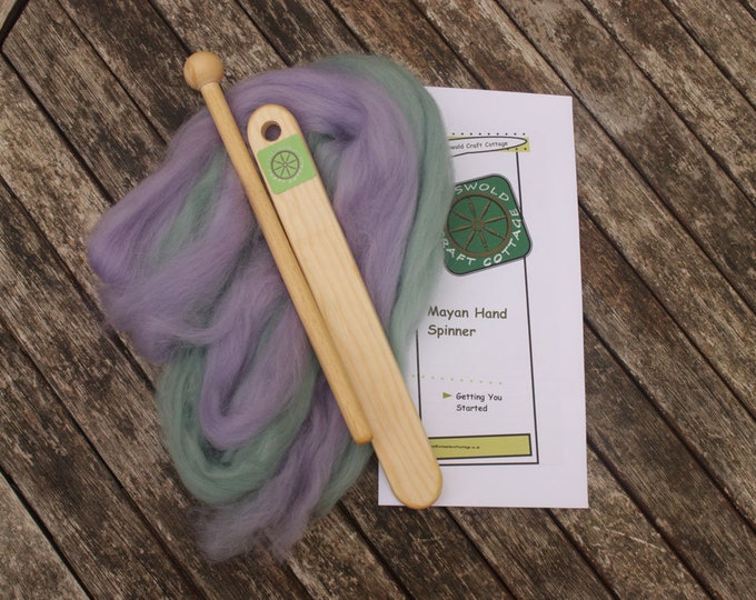 Mayan Hand Spinner Kit - for Spinning and Plying - Etsy