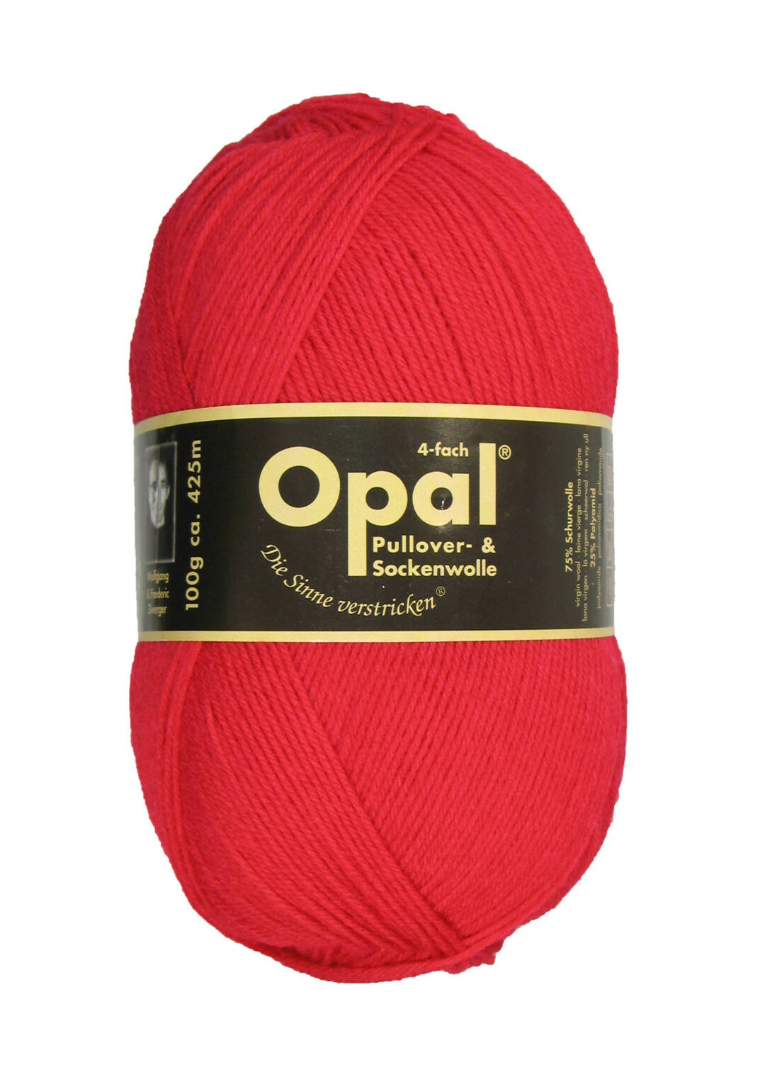 Opal Uni Red 5180 4 Ply Sock Yarn - Etsy Australia