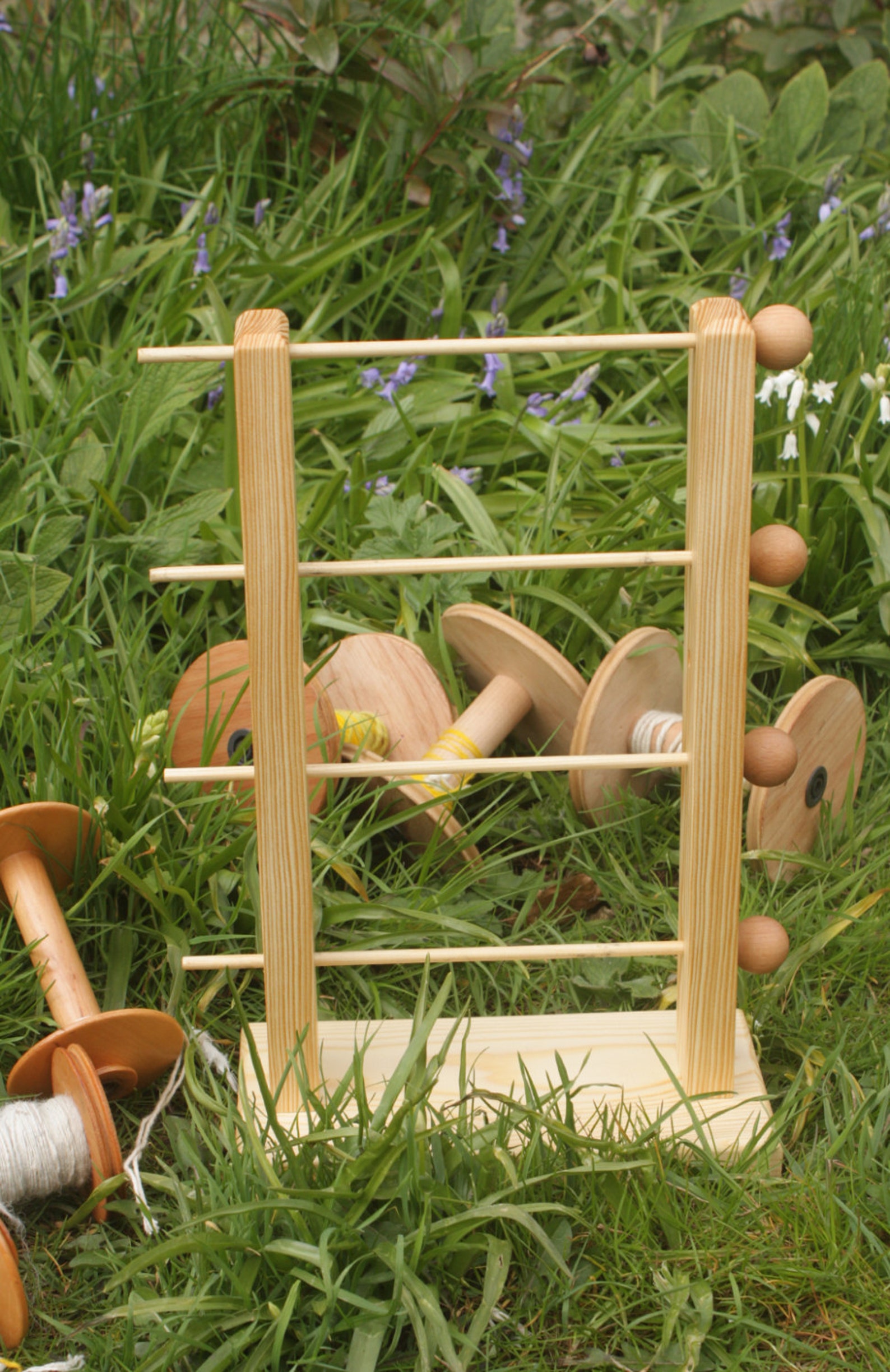 Lazy Kate up to 4 Bobbin Multi Plying Tool - Etsy UK