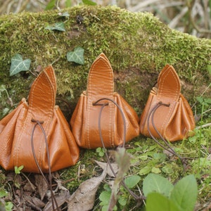 Leather Pouch Handmade Purse, Coin Bag, Re-enactment, Cosplay, Pirate ...