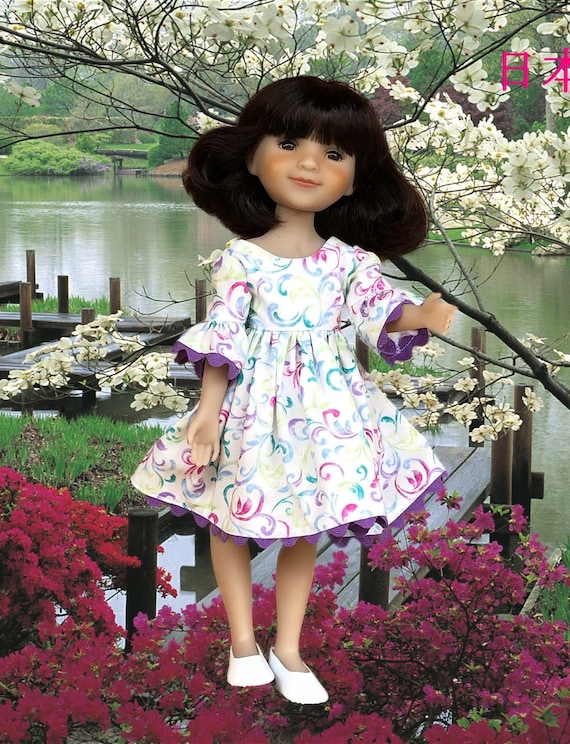 Ruby Red Fashion Friends White Swirl Print Low Back Dress and - Etsy