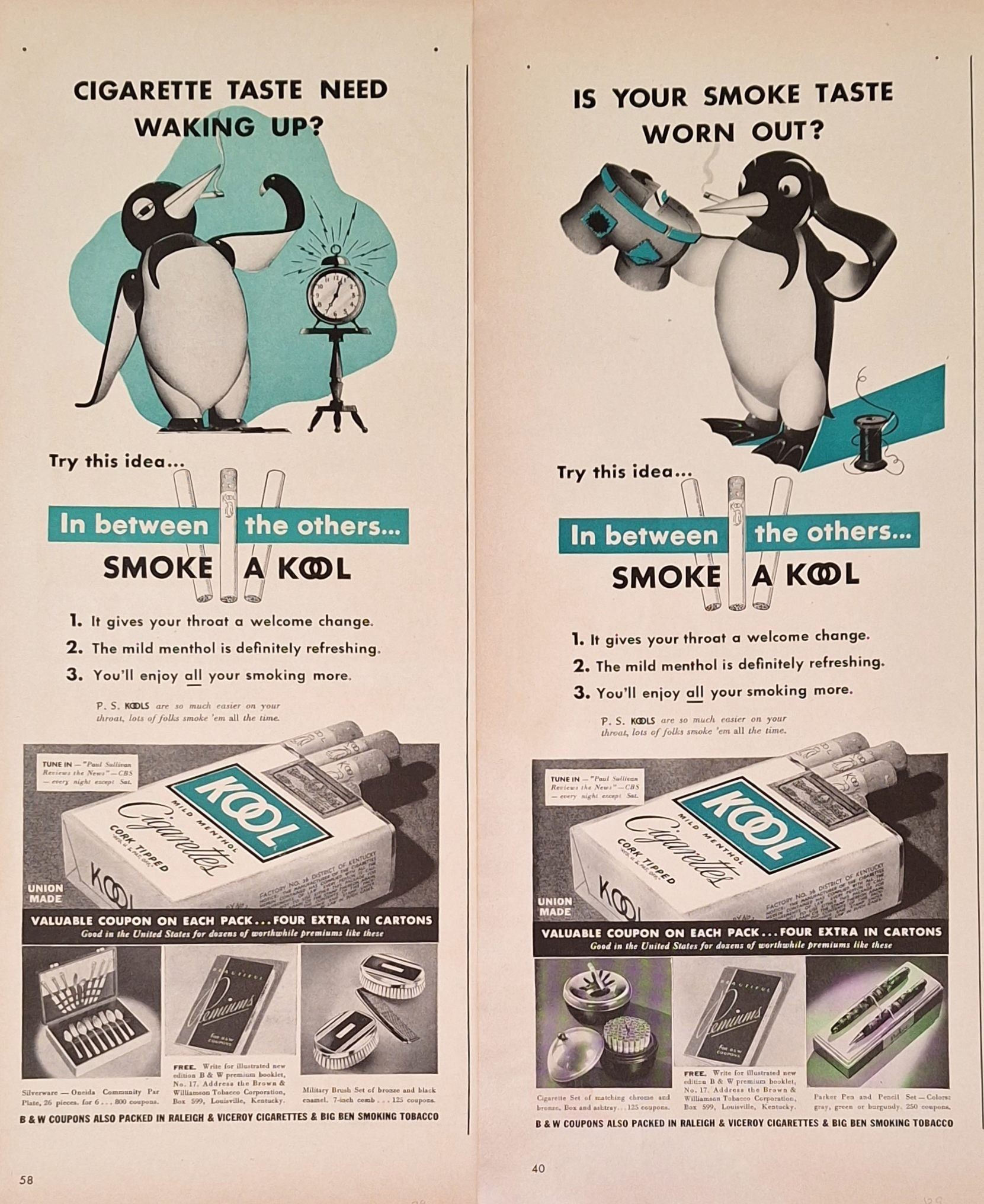 Kool Cigarettes Penguin