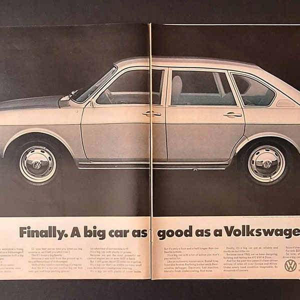 Old Vw Ad - Etsy