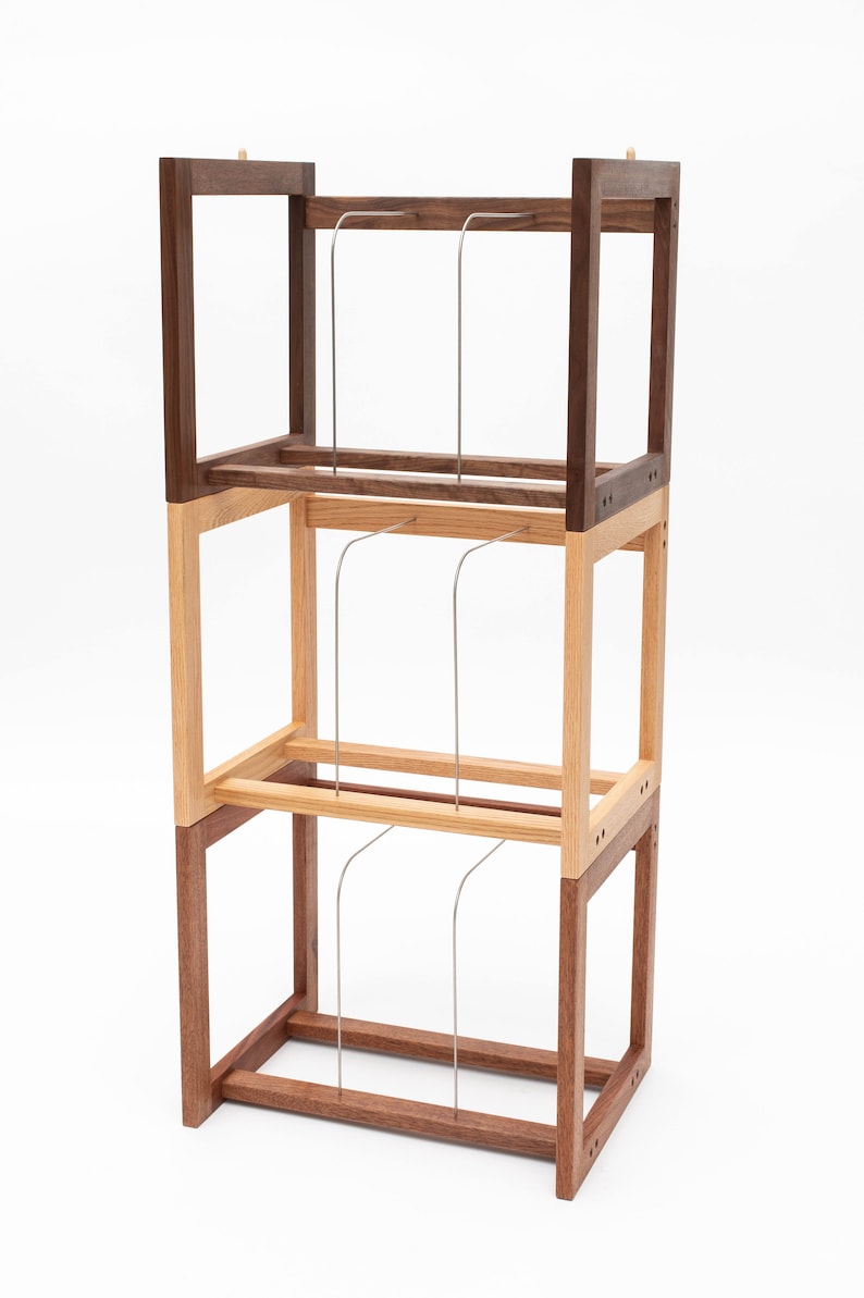 Rackit LP Record Rack - RED OAK - Etsy