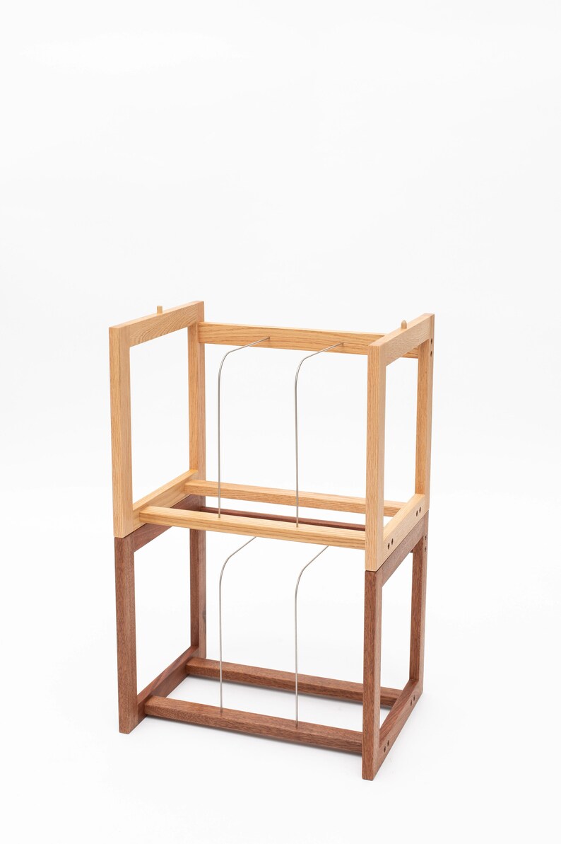 Rackit LP Record Rack - RED OAK - Etsy
