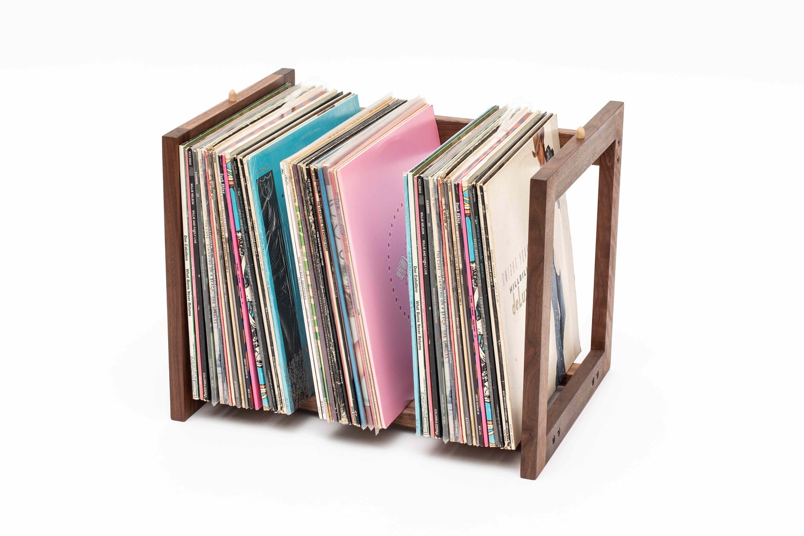 RackIt LP Record Rack RED OAK | Etsy