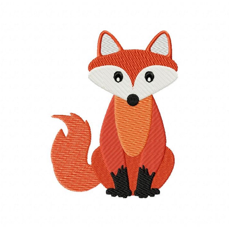 Fox Embroidery - Etsy