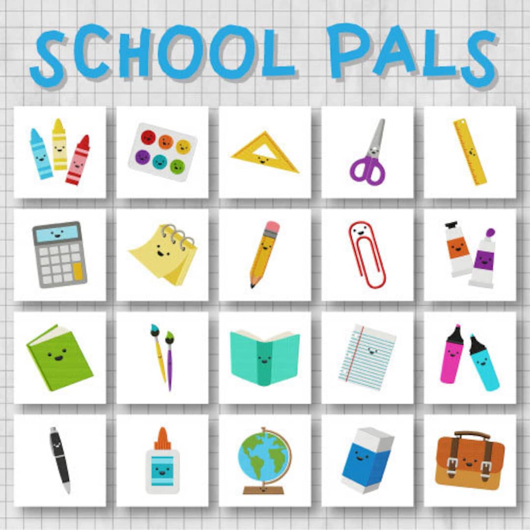School Pals Embroidery Designs, 20 Included, Machine Embroidery ...