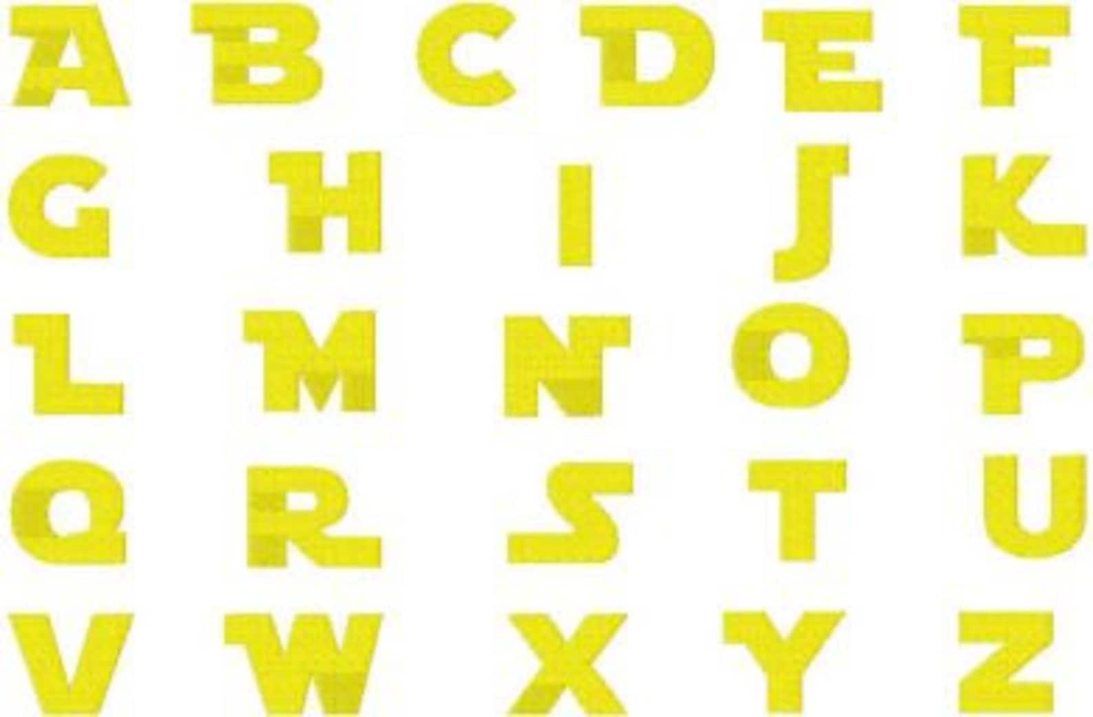 INSTANT DOWNLOAD Star Wars Style Machine Embroidery Font Set Includes 3 ...