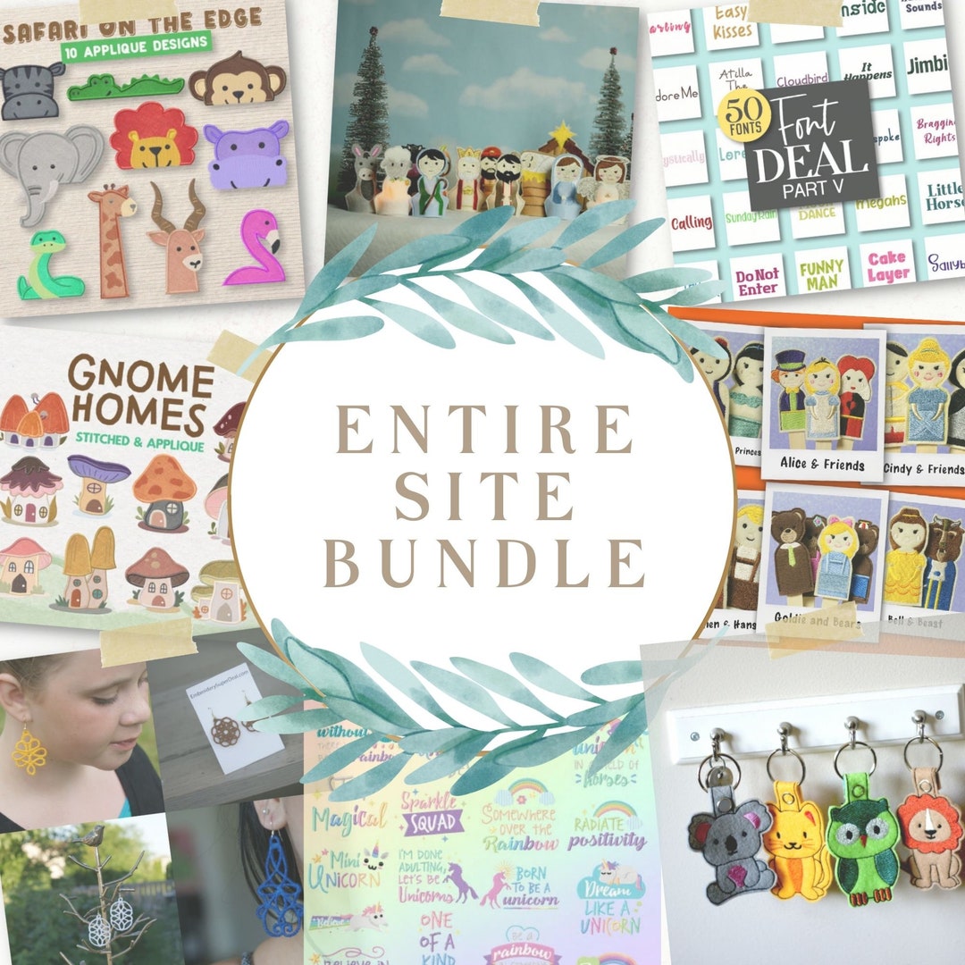 Every Machine Embroidery Design in Our Shop, Get It All, Includes ...