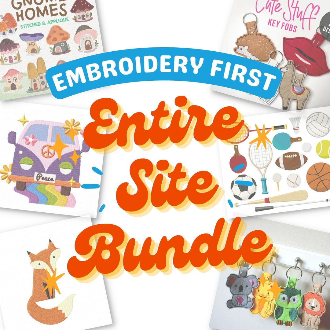 Full Shop Bundle, Every Machine Embroidery Design in Our Shop, Get It ...